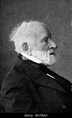 Adolf von Baeyer (1835-1917), German chemist, Noble Prize winner ...