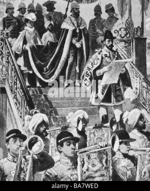 Proclamation of Queen Victoria as Empress of India - at the Imperial ...