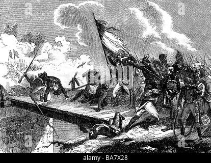 Napoleon Bonaparte and the French campaign in Egypt on July 1, 1798 ...