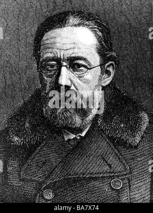 Portrait of Bedrich Smetana - a Czech composer, pianist and conductor ...