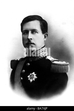 King Albert I of Belgium (1909-1934) in Trench Helmet, postage stamp ...