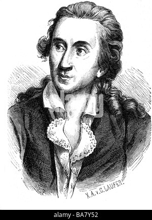 Theodor Gottlieb von Hippel, 1741 - 1796, a German statesman, writer ...