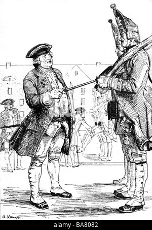 military, Prussia, infantry, "Potsdam Giants", soldier of the Prussian ...