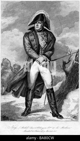 Marshal of France Michel Ney (1812) during the Battle of Borodino Stock ...