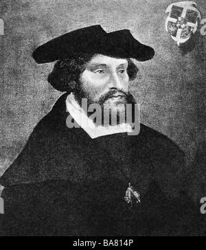 Portrait of the King Christian II of Denmark (1481-1559), 1523 Stock ...