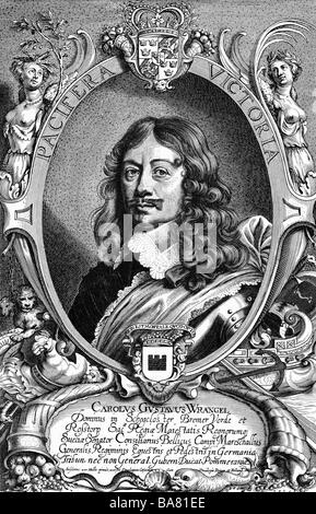 Portrait of Carl Gustav Wrangel (1613-1676), Count of Salmis, 1662 ...