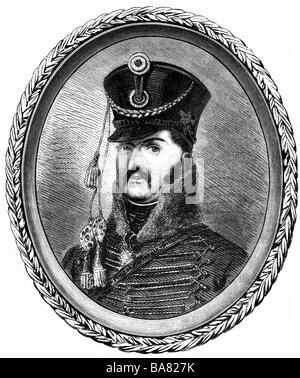 Schill, Ferdinand von, 6.1.1776 - 31.5.1809, Prussian military officer ...