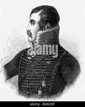 Schill, Ferdinand von, 6.1.1776 - 31.5.1809, Prussian military officer ...