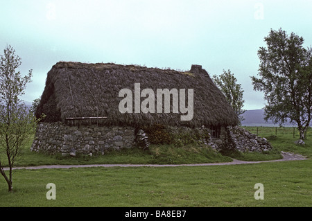 Leanach cottage Culloden Drumossie Moor Inverness Stock Photo - Alamy