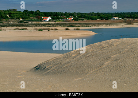 Melides beach and lagoon Stock Photo - Alamy