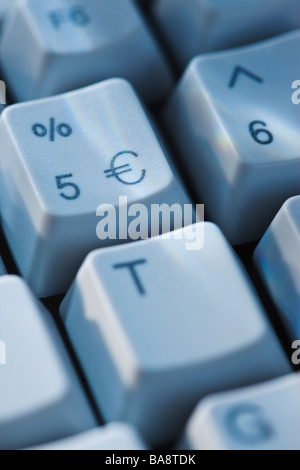 Keyboard with euro symbol Stock Photo - Alamy