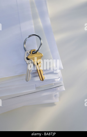 Stack of Keys Stock Photo - Alamy