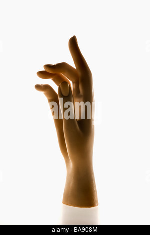 White Mannequin Hand Stock Photo - Alamy