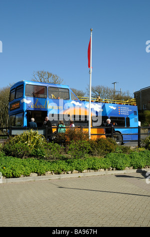 Southern Vectis Isle of Wight open top bus operating the island ...