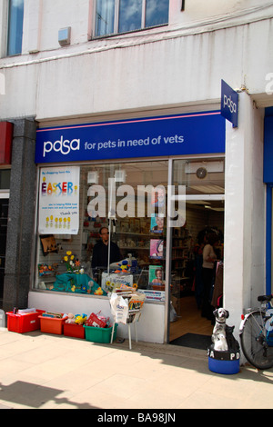 PDSA charity shop, UK Stock Photo - Alamy