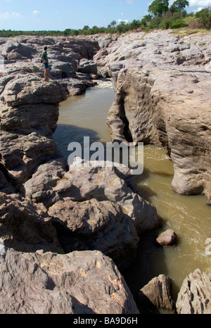 Samalema Gorge Gonarezhou National Park Zimbabwe Mwenezi River geology ...