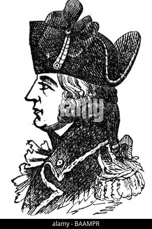 General Edward Braddock, 1695 – 1755. British commander-in-chief for ...