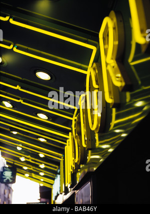 Neon sign Stockholm Sweden Stock Photo - Alamy