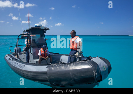 Barbados Coast Guard patrolling in the West Coast of Caribbean Sea ...