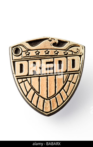 Judge Dredd's identification badge Stock Photo - Alamy