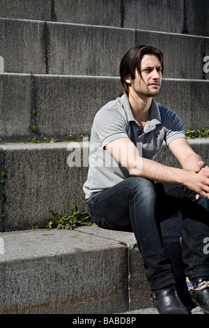 Portrait of a Scandinavian young man Sweden Stock Photo - Alamy