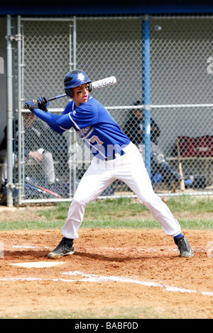 baseball batter at bat ready for a pitch dutch tilt horizontal Stock ...