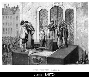 The beheading of King Charles I (1600 – 1649) was scheduled for Tuesday ...