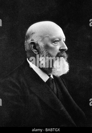 portrait of adolf von baeyer 1835 1917 chemist Stock Photo - Alamy