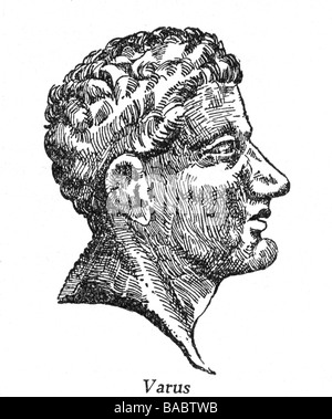 Varus, Publius Quinctilius, circa 46 BC - 9 AD, Roman general and ...