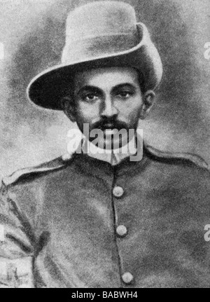 Mahatma Gandhi with the Indian Ambulance Corps during the Boer War in ...