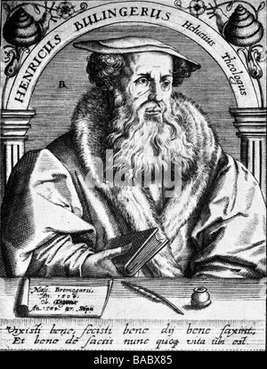 Heinrich Bullinger (1504-1575) Swiss Protestant Reformation divine ...