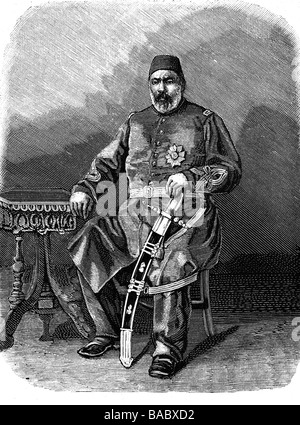 Abdulkerim Nadir Pasha, 1807 - 1885, Ottoman Turkish general, portrait ...