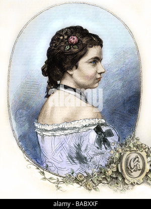 Archduchess Gisela of Austria (1856-1932), Princess of Bavaria, 1873 ...
