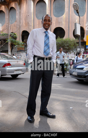 A portrait of an Egyptian man and the fashion in the time of the Stock ...