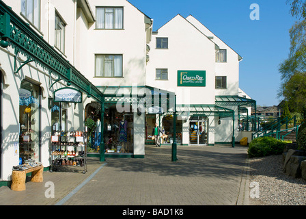 Quarry Rigg Shopping Centre Bowness on Windermere Stock Photo - Alamy