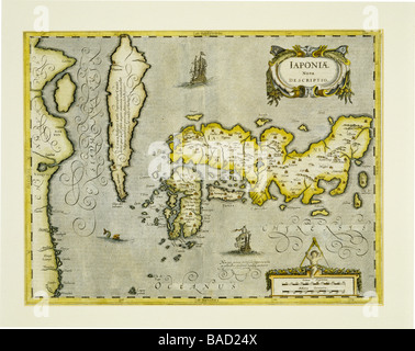 Map of Japan Stock Photo - Alamy