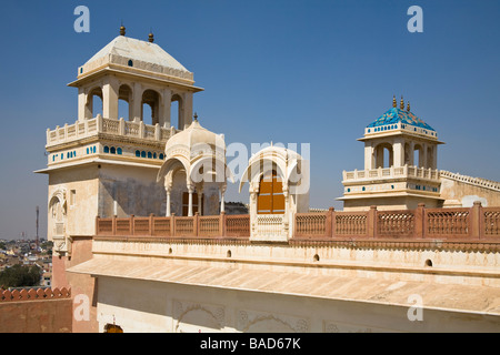 Two adjacent observation towers in Junagarh Fort, Bikaner, Rajasthan ...