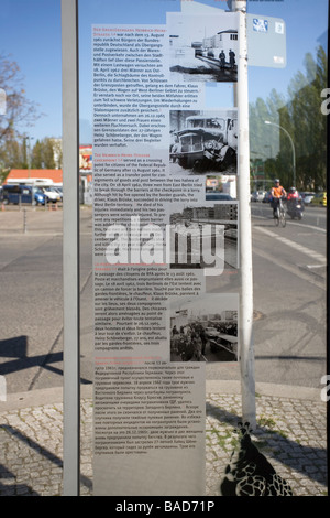 Germany, Berlin, Former border of Berlin Wall Stock Photo - Alamy