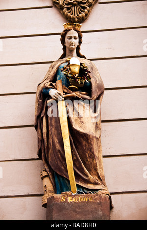 Saint Barbara, statue Stock Photo - Alamy