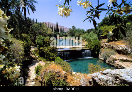 Israel, North district, Galilee, Gan Hashlosha (Sachne) National Park ...