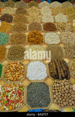 Display of nuts & spices Dubai Stock Photo - Alamy
