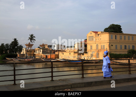 Daily life, Saint-Louis, Republic of Senegal, Africa Stock Photo - Alamy