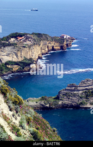 Trentaremi bay seen by Virgiliano park, Capo Posillipo, Naples ...