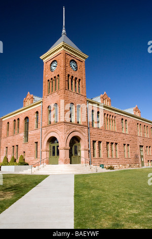 A Old courthouse with blue sky Stock Photo - Alamy