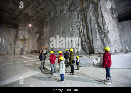 An underground marble Mine, at Carrara (Tuscany - Italy Stock Photo - Alamy