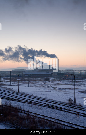 Incinerator at Old ICI Billingham Teesside England Stock Photo - Alamy