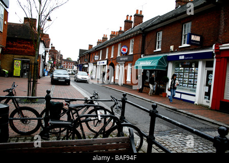 Centre of the market town of Godalming Surrey England UK Stock Photo ...