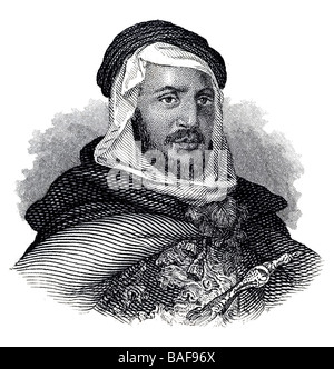Abd el-Kader or Abd al-Qadir, 1808 - 1883, Algerian freedom fighter ...