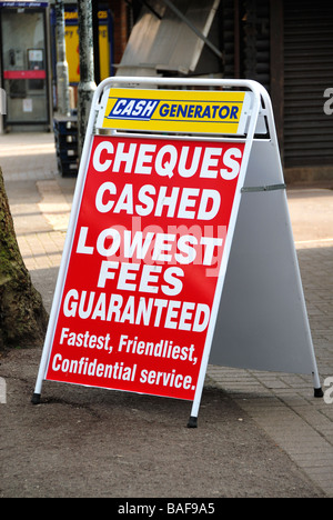 Cash Generator Pawn shop and Sign Stock Photo - Alamy