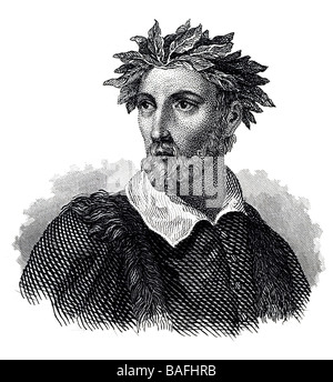 portrait of the Italian poet Torquato Tasso, Italy, Sorrento, ARTIST'S ...